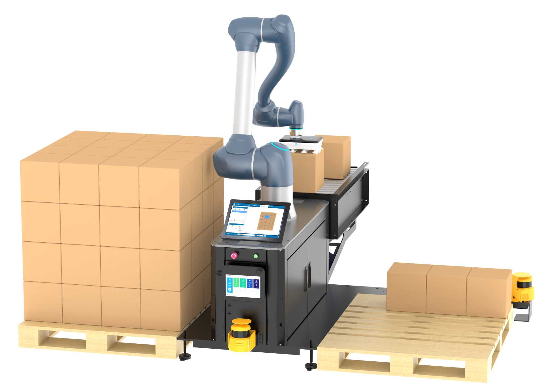 Try Before You Buy - Cobot or Industrial Palletizer