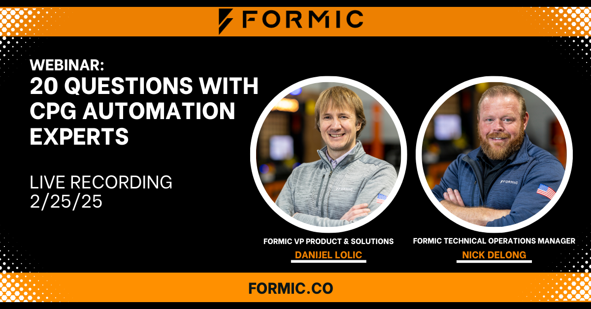 Webinar - 20 Questions With CPG Automation Experts