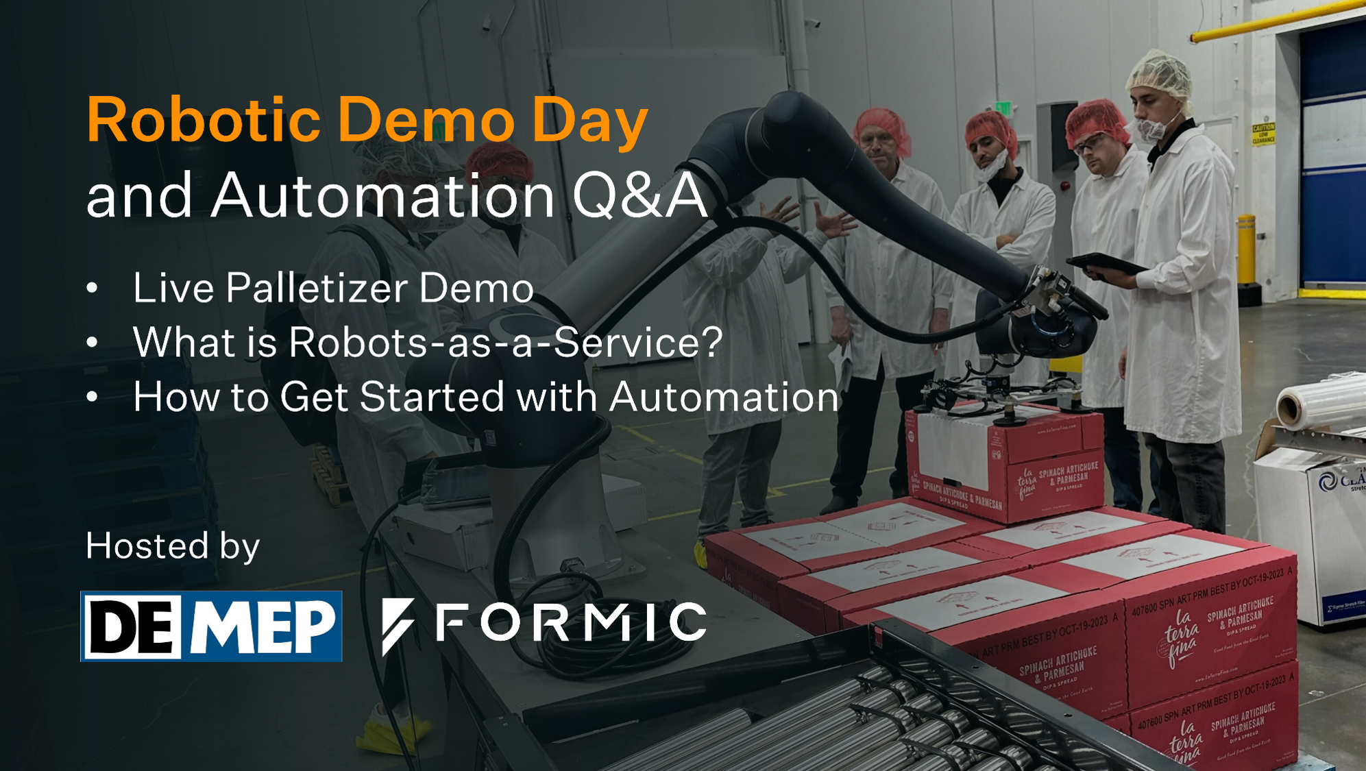 DE MEP & Formic Robotic Automation Demo Day